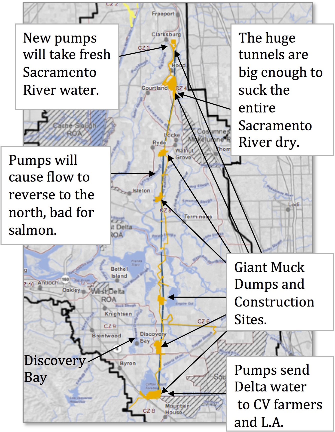 Tunnel Maps | Save the California Delta Alliance (STCDA)
