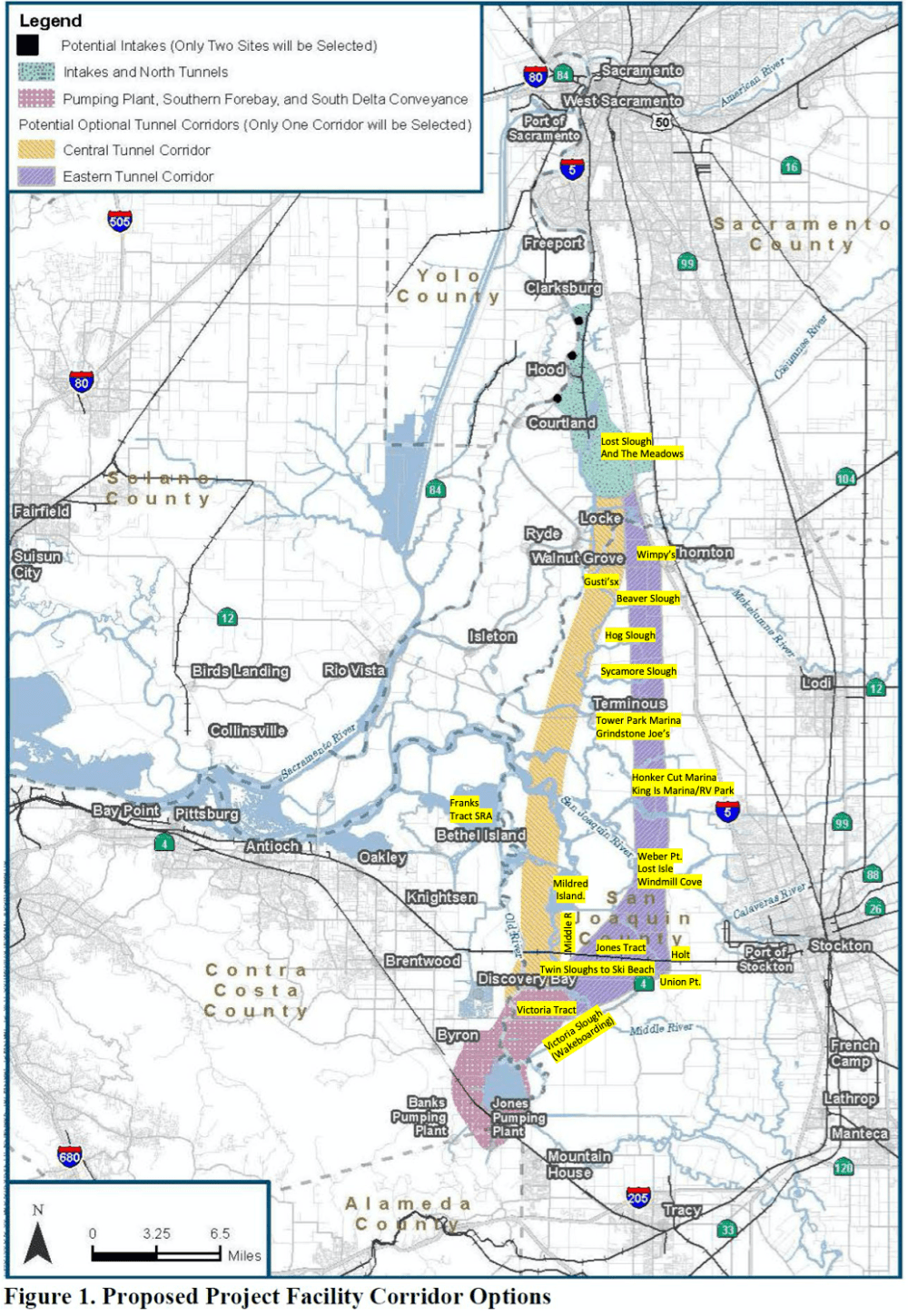 Tunnel Maps | Save the California Delta Alliance (STCDA)