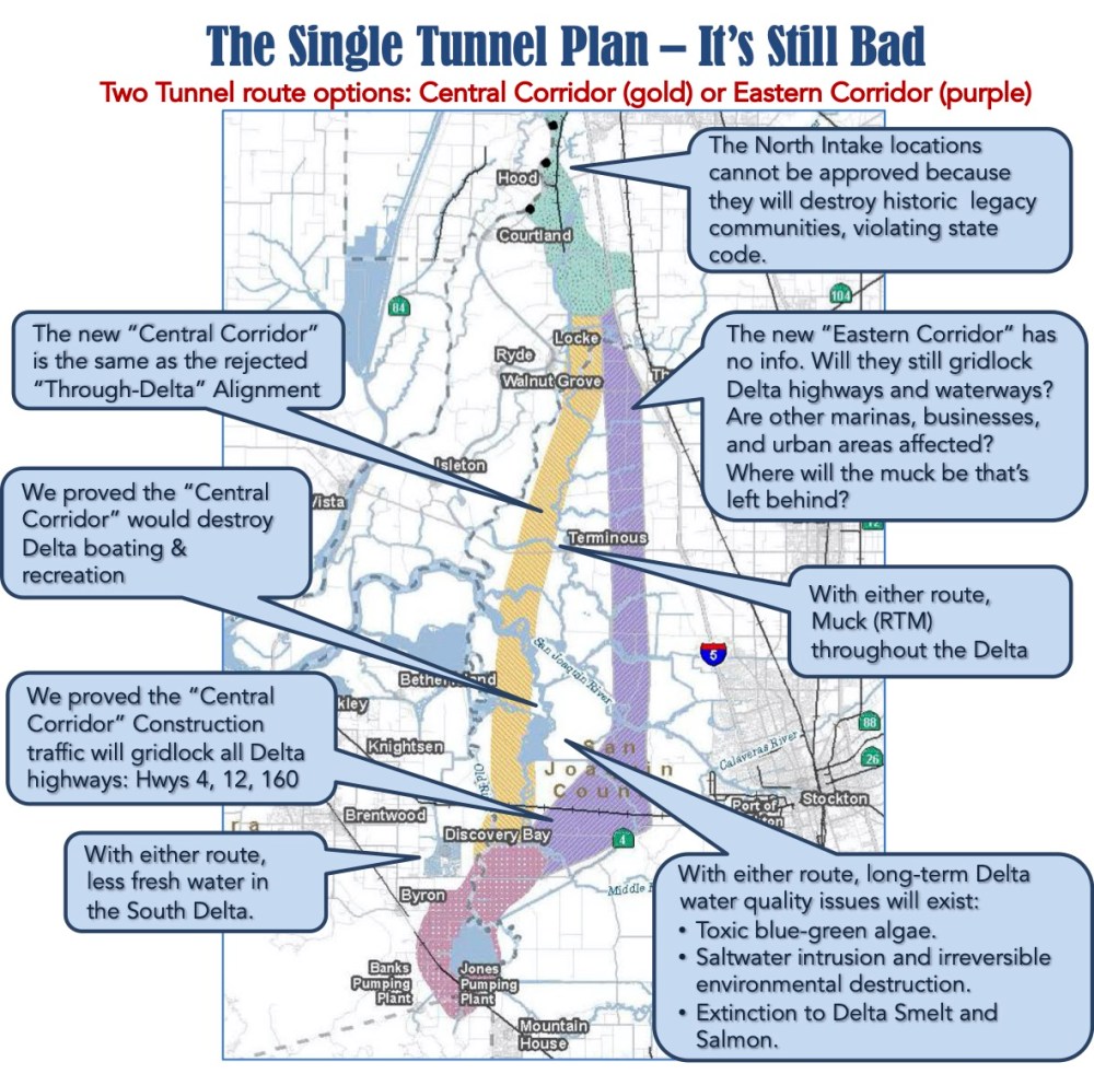 Tunnel Maps | Save the California Delta Alliance (STCDA)